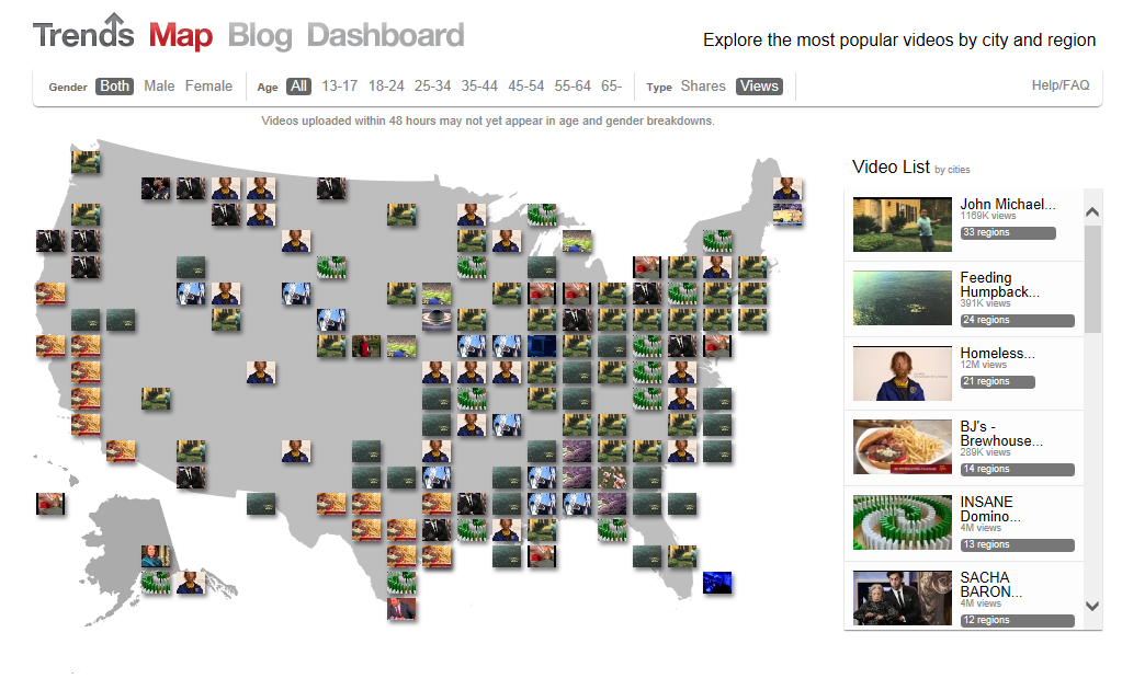 November 2013 – YouTube Trends Map | Kerin & Hartley Marketing