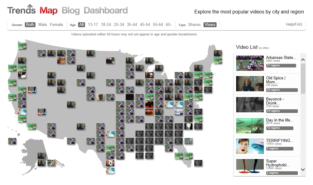 January 2014 – YouTube Trends Map | Kerin & Hartley Marketing