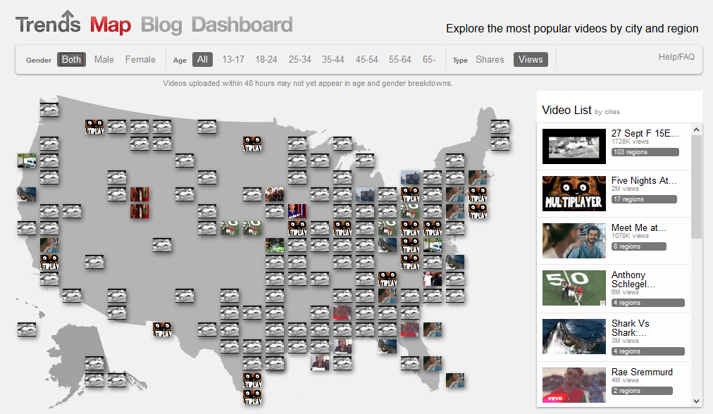 October 2014 – YouTube Trends Map | Kerin & Hartley Marketing