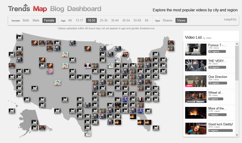 November 2014 – YouTube Trends Map | Kerin & Hartley Marketing
